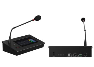 China Paging Microphone System Dante Paging Microphone Touch Screen Paging Mic | Web-Based Control Solution for sale