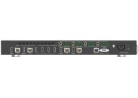 China VINCAN 4x4 HDBaseT HDMI Matrix Switcher with 4K60 4:4:4, PoC and 4 Receivers for Professional AV Distribution for sale