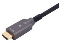 China Armored HDMI 2.0 Optical Cable 200CU Stainless Steel Construction for sale
