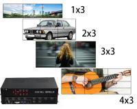 China 1 In 8 Out / 1 In 9 Out HDMI 3x3 LCD Video TV Wall Controller with 9 screens for sale