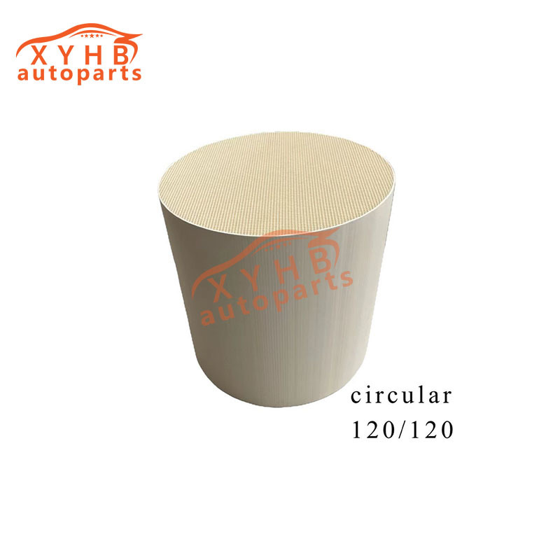 Ceramic Carrier High-Quality Round Three-Way Catalytic Filter Element Euro 1-5 Model: 120*120