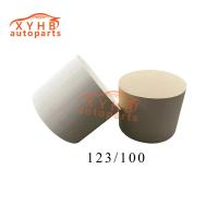 China Ceramic Carrier High-Quality Round Three-Way Catalytic Filter Element Euro 1-5 Model: 123*100 for sale