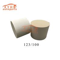 China Ceramic Carrier High-Quality Round Three-Way Catalytic Filter Element Euro 1-5 Model: 123*100 for sale