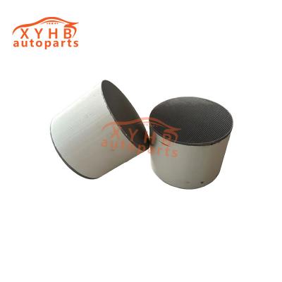 China Ceramic Carrier Round Gray Black High Quality Three-Way Catalytic Filter Element Euro 1-5 Custom Model Size for sale