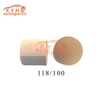 China Ceramic Carrier Anisotropic High-Quality Three-Way Catalytic Filter Element Euro 1-5 Model: 118*100 for sale