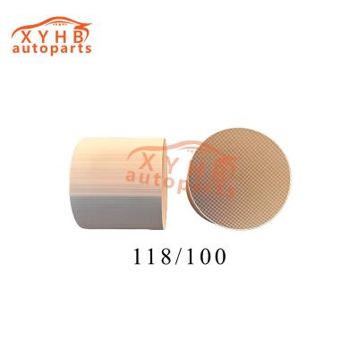 China Ceramic Carrier Anisotropic High-Quality Three-Way Catalytic Filter Element Euro 1-5 Model: 118*100 for sale
