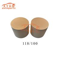 China Ceramic Carrier Anisotropic High-Quality Three-Way Catalytic Filter Element Euro 1-5 Model: 118*100 for sale