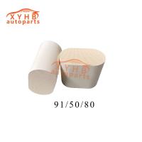 China High-Quality Three-Way Catalytic Conversion Ceramic Carrier Core Euro 1-5 Model: 91*50*80 for sale