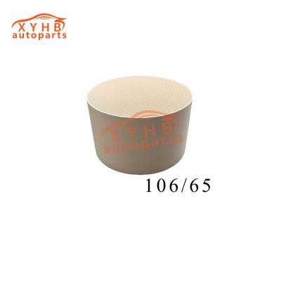 China Ceramic Carrier Three-Way Catalytic Filter Element Euro 1-5 Model 106*65 for sale