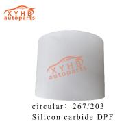 China Ceramic Carrier Silicon Carbide Three-Way Catalytic Filter Element Euro 1-5 Model: 267*203 for sale