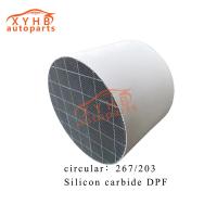 China Ceramic Carrier Silicon Carbide Three-Way Catalytic Filter Element Euro 1-5 Model: 267*203 for sale