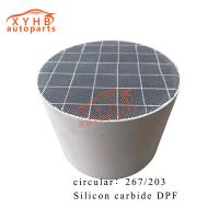 China Ceramic Carrier Silicon Carbide Three-Way Catalytic Filter Element Euro 1-5 Model: 267*203 for sale