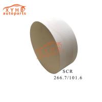 China Ceramic Carrier High-Quality Round Three-Way Catalytic Filter Element Euro 1-5 Model: 266.7*101*6 for sale