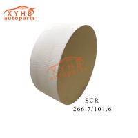 China Ceramic Carrier High-Quality Round Three-Way Catalytic Filter Element Euro 1-5 Model: 266.7*101*6 for sale