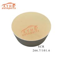 China Ceramic Carrier High-Quality Round Three-Way Catalytic Filter Element Euro 1-5 Model: 266.7*101*6 for sale