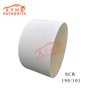 China Ceramic Carrier High-Quality Round Three-Way Catalytic Filter Element Euro 1-5 Model: 190*101 for sale