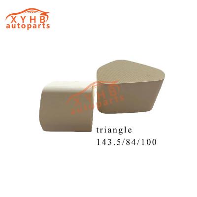 China Ceramic Carrier High Quality Audi Triangle Three-Way Catalytic Filter Element Euro 1-5 Model: 143.5*84*100 for sale