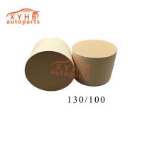 China Ceramic Carrier High-Quality Round Three-Way Catalytic Filter Element Euro 1-5 Model: 130*100 for sale