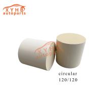 China Ceramic Carrier High-Quality Round Three-Way Catalytic Filter Element Euro 1-5 Model: 120*120 for sale