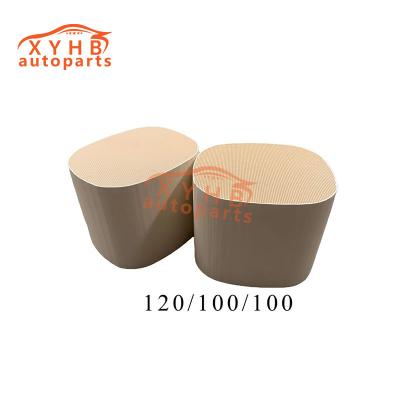 China Ceramic Carrier High-Quality Square Three-Way Catalytic Filter Element Euro 1-5 Model: 120*100*100 for sale