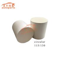 China Ceramic Carrier Round High Quality Three Way Catalytic Filter Element Euro 1-5 Model 115 X 130 for sale