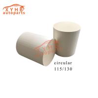 China Ceramic Carrier Round High Quality Three Way Catalytic Filter Element Euro 1-5 Model 115 X 130 for sale
