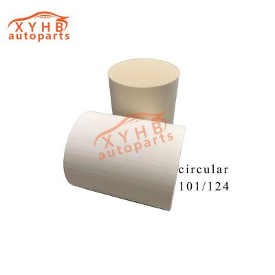 China Ceramic Carrier Round High Quality Three Way Catalytic Filter Element Euro 1-5 Model 101 X 124 for sale