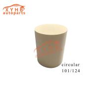 China Ceramic Carrier Round High Quality Three Way Catalytic Filter Element Euro 1-5 Model 101 X 124 for sale