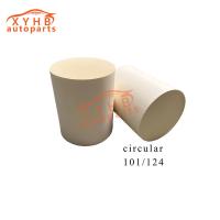 China Ceramic Carrier Round High Quality Three Way Catalytic Filter Element Euro 1-5 Model 101 X 124 for sale