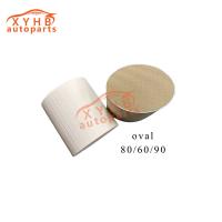 China Ceramic Carrier Oval High Quality Three Way Catalytic Filter Element Euro 1-5 Model 80 X 60 X 90 for sale