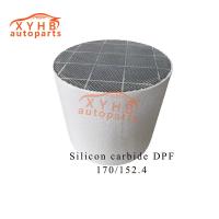 China Ceramic Carrier Round High Quality Silicon Carbide DPF Three Way Catalytic Filter Element Euro 1-5 Mode for sale