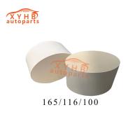 China Ceramic Carrier Oval High Quality Three Way Catalytic Filter Element Euro 1-5 Model  165 X 116 X 100 for sale