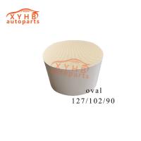 China Ceramic Carrier Anisotropic High Quality Three Way Catalytic Filter Element Euro 1-5 Model 127 X 102 X 90 for sale
