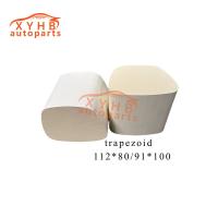 China Ceramic Carrier High Quality Three Way Catalytic Filter Element Euro 1-5 Model 112 X 80 91 X 100 for sale