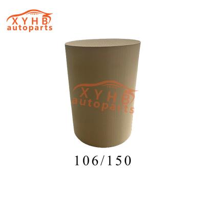 China Ceramic Carrier Automobile Exhaust System Filter Element Euro 1-5 Model 106 X 150 for sale