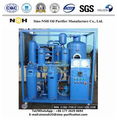 China 1200L / H Vacuum Lubrication Oil Filter Multifunction 21 KW  LV Series for sale