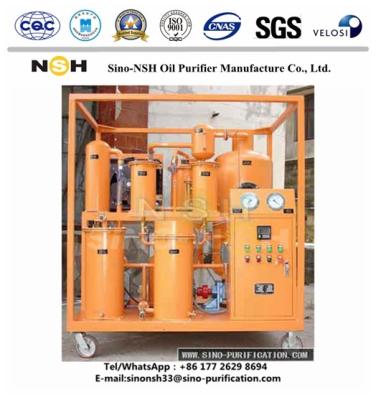 China LV Series Vacuum Lubrication Oil Filter 1800L / H Multifunction lubrication oil purifier for sale