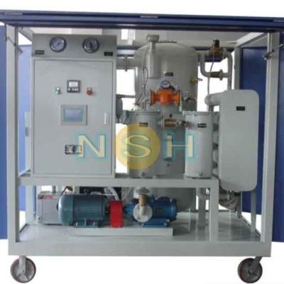 China Intelligent Mobile Vacuum Transformer Oil Purifier 96KW Doule Stage 6000 Liter/Hour for sale