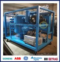 China Large Capacity Vacuum Transformer Oil Purifier 12000L / H Movable for sale