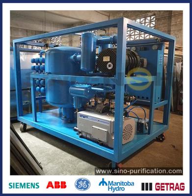 China Large Capacity Vacuum Transformer Oil Purifier 12000L / H Movable for sale