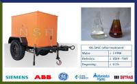 China Roadworthy Vacuum Transformer Oil Purifier 1800Liters / Hour Portable for sale