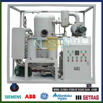 China Customizable Transformer Oil Purifier 6000L/H Dehydration Vacuum for sale