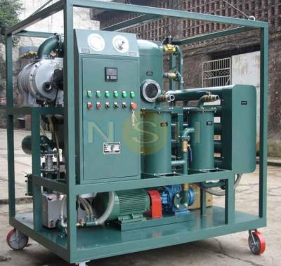 China Model VFD Transformer Oil Purifier Machine 6000L/H Movable High Efficiency Vacuum for sale