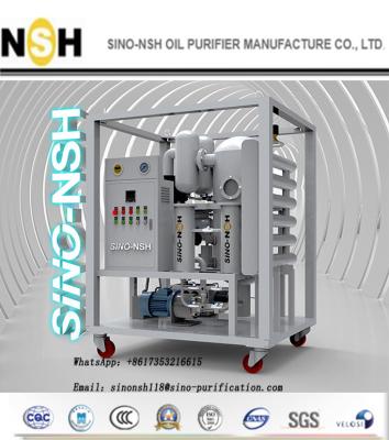 China 9000L/H Vacuum Transformer Oil Purifier Double Stage Automatic Dehydration for sale