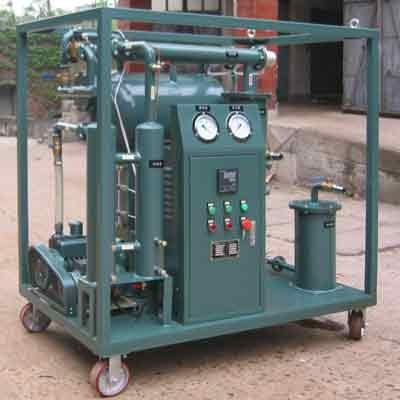 China Single-Stage Vacuum Transformer Oil Purifier, small capacity insulation oil purifier, 600 liters/hour for sale