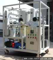 China Double-Stage Vacuum Oil Purifier Insulating Fluid Dehydration Degassing Filtration System for sale