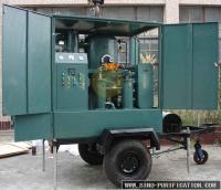 China Trailer-Mounted Outdoor Vacuum Oil Purifier Metallic Enclosure 600-18000LPH Flow Capacity for sale