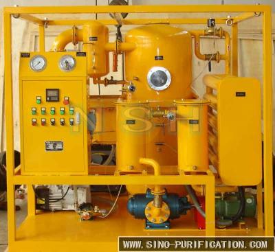 China Low-Noise Insulating Oil Purification Machine 380V Three-Phase Vacuum Dehydration Degassing System for sale