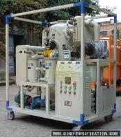 China Trailer Type High Vacuum Oil Purifier / Oil Treatment Plant Oil Cleaning Machine for sale