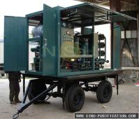 China Small Size Vacuum Dehydrator Oil Purification System Degassing Double Stage for sale